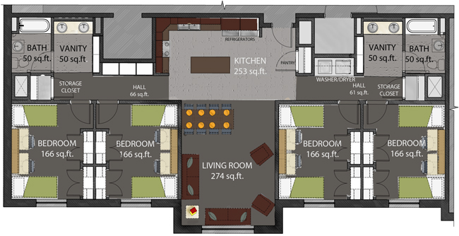 Centre Square Apartments | BYU-Idaho Housing - Housing & Student Living ...